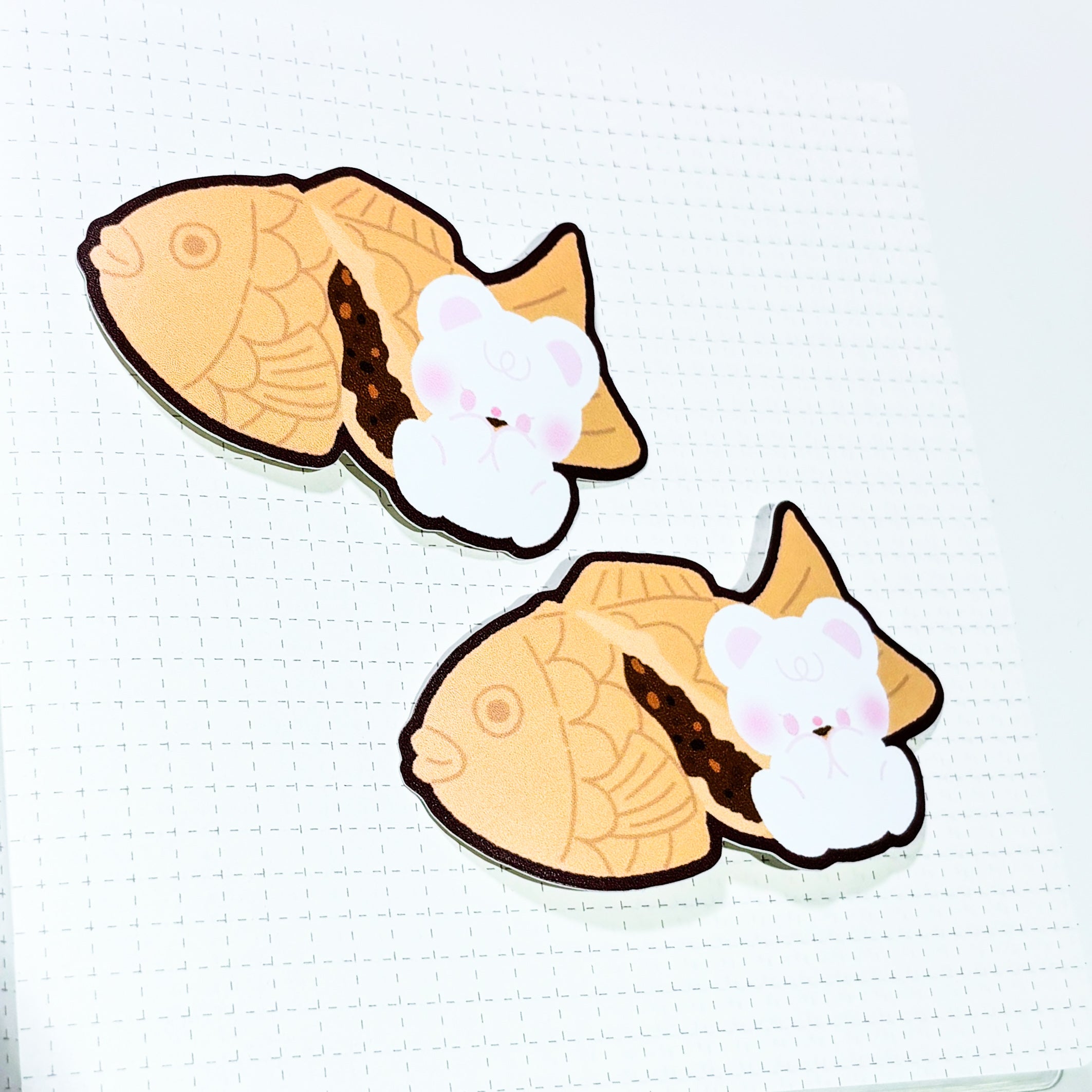 [borahstudio] Honey Bungeoppang (Taiyaki) Die Cut Sticker – Borah Studio