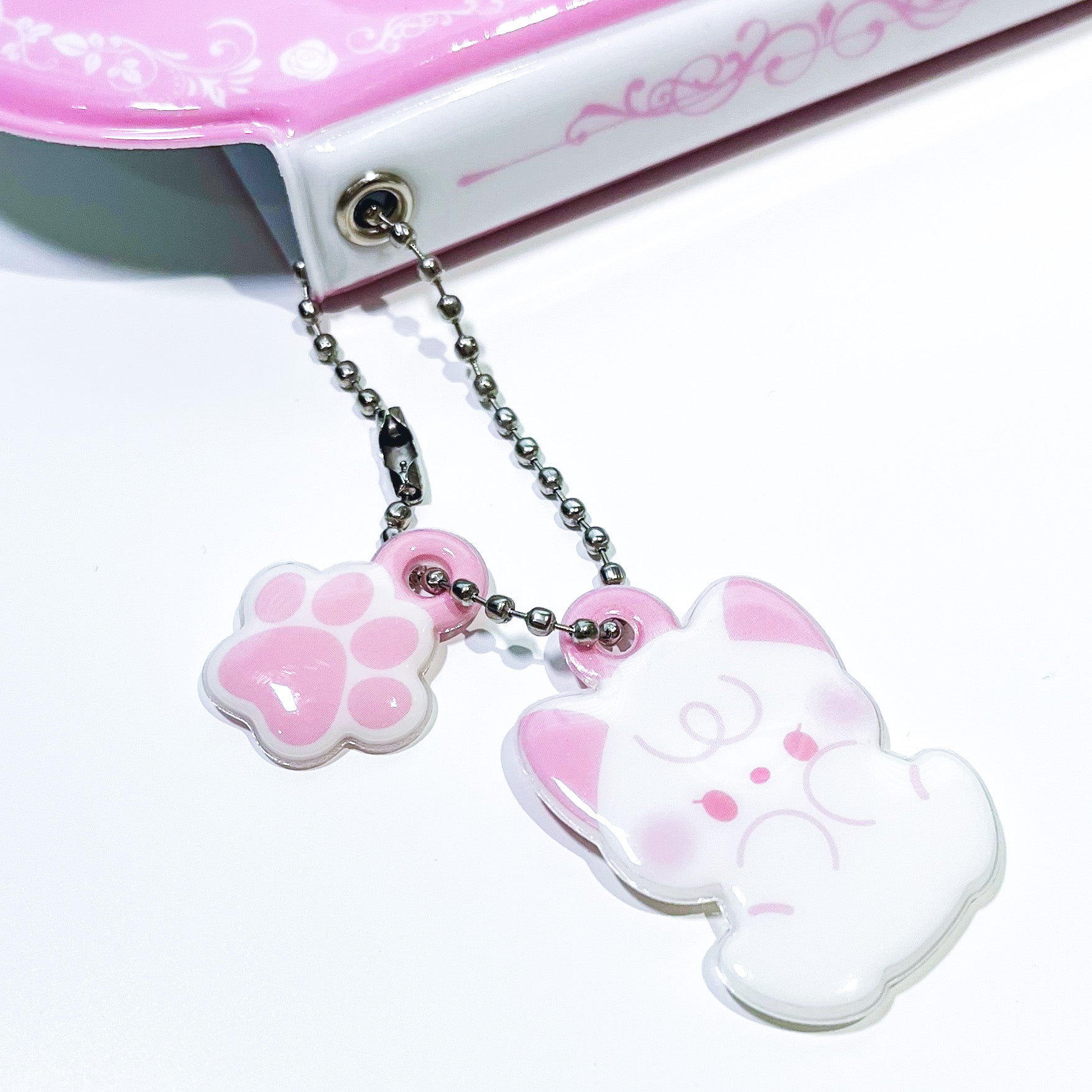[borahstudio] Melody Puffy Keychain – Borah Studio
