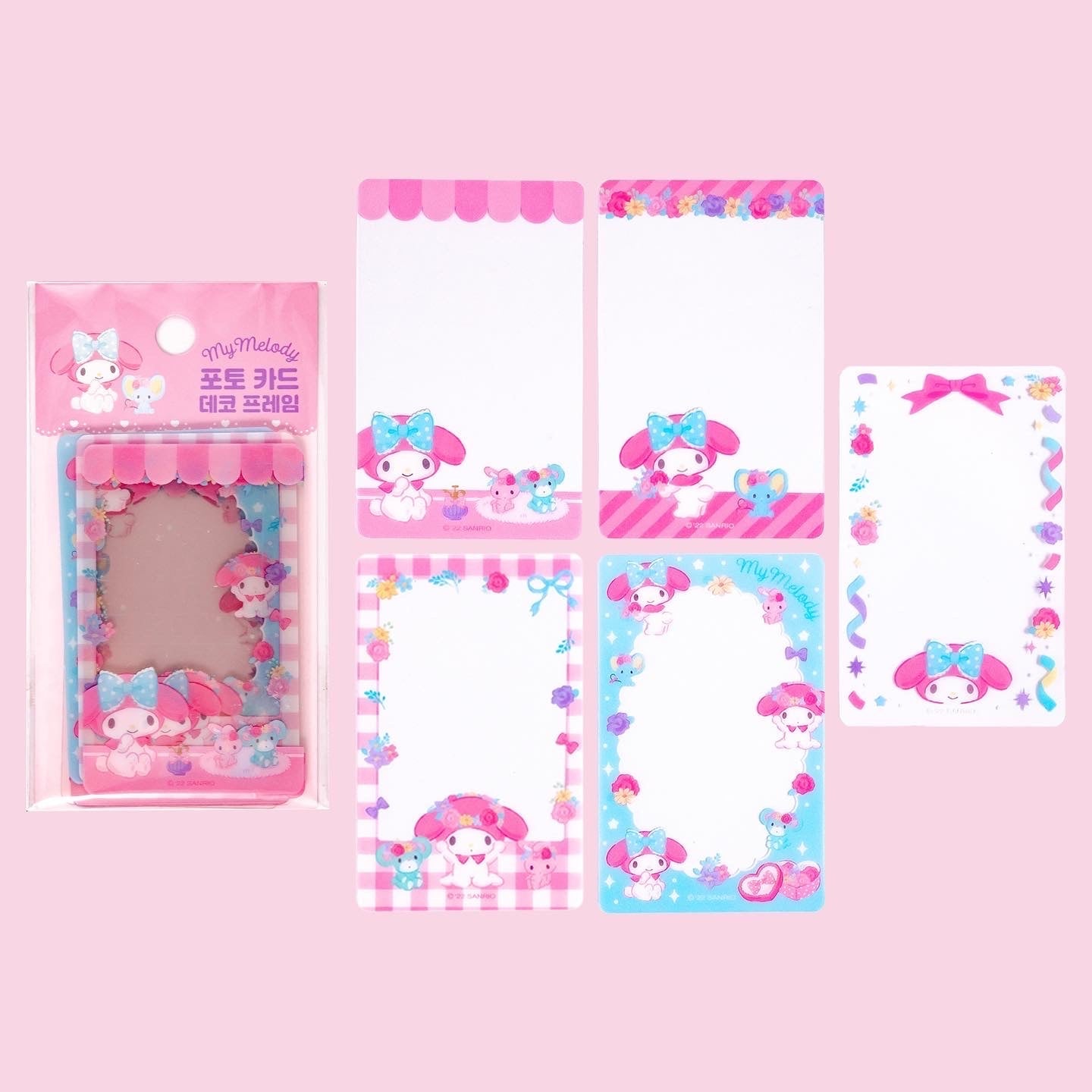 [SanrioKorea] My Melody Photocard Deco Frame (10 pcs) – Borah Studio