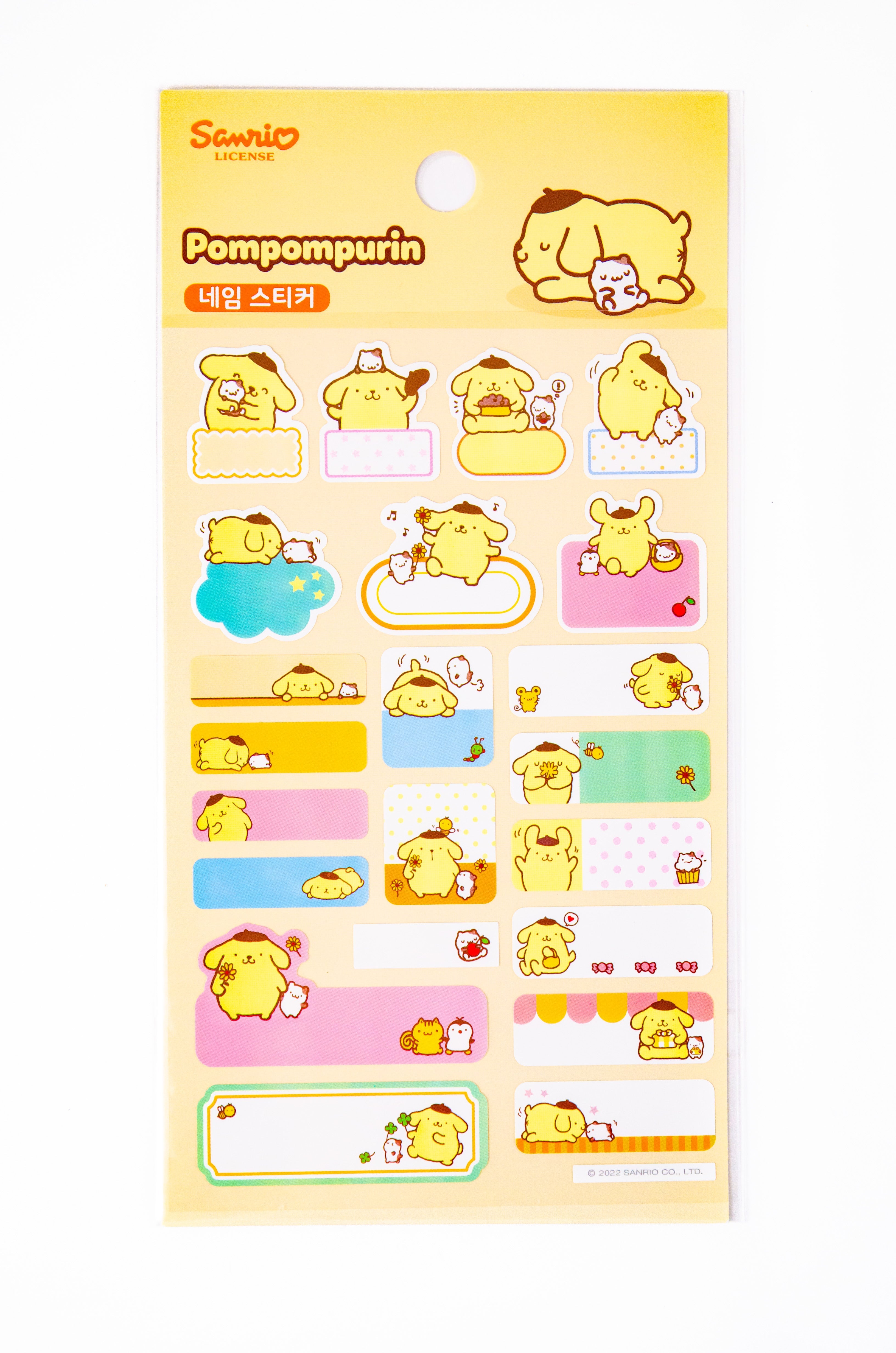 [SanrioKorea] Name Label Stickers (6 types) – Borah Studio