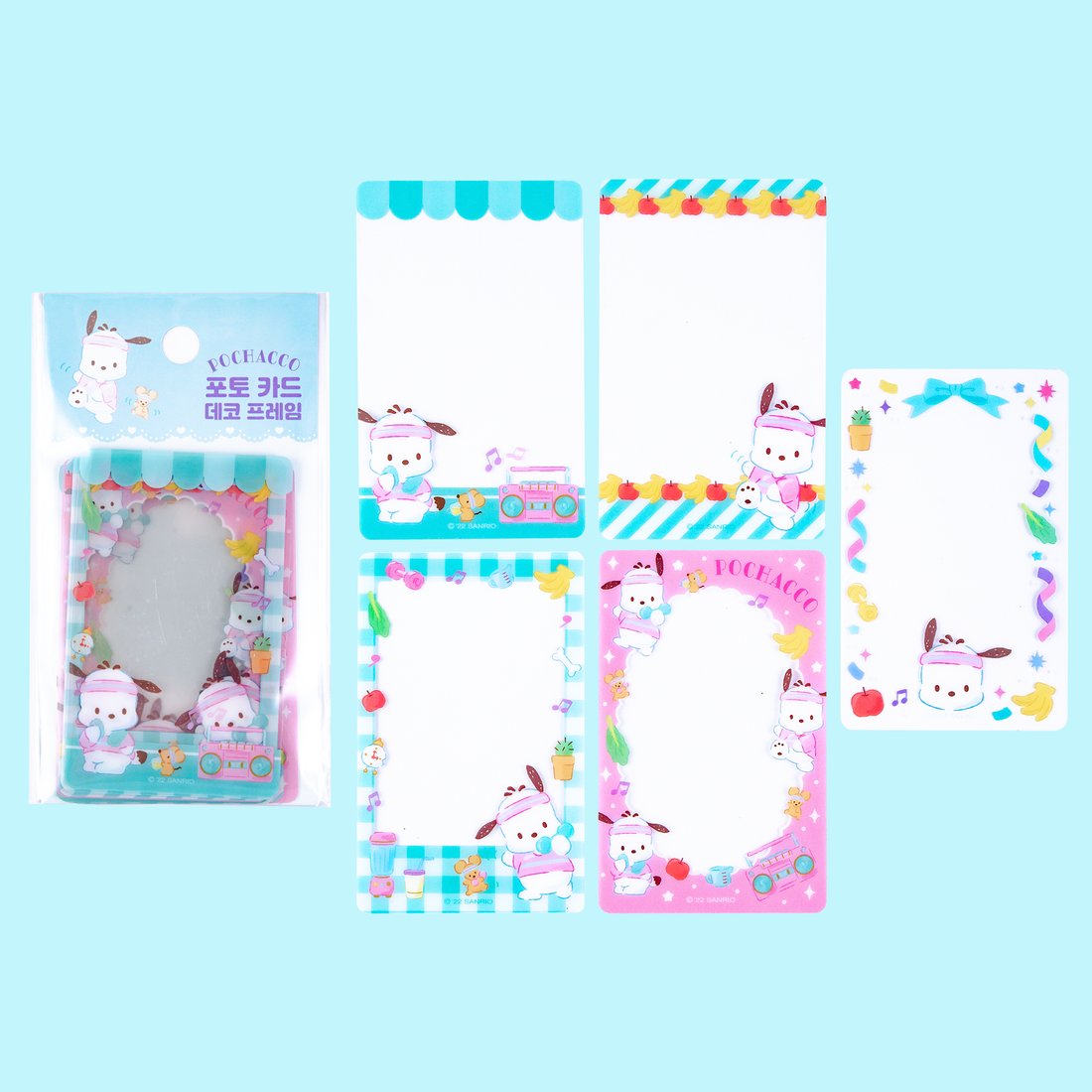 [SanrioKorea] Pochacco Photocard Deco Frame (10 pcs) – Borah Studio